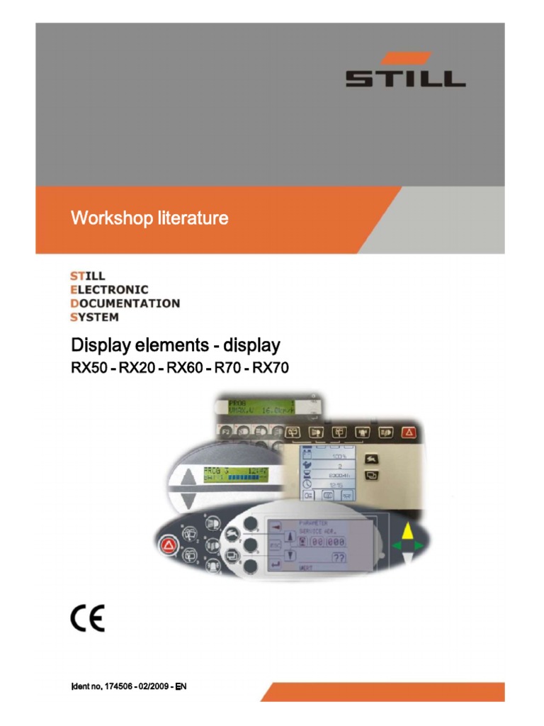 Still OM Pimespo Forklift Display Elements Workshop Manual | PDF | Menu (Computing) | Computer ...