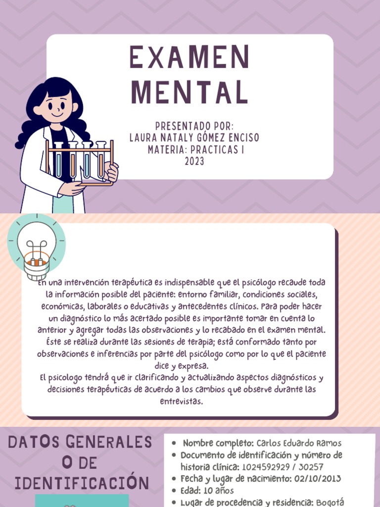 Examen Mental | PDF
