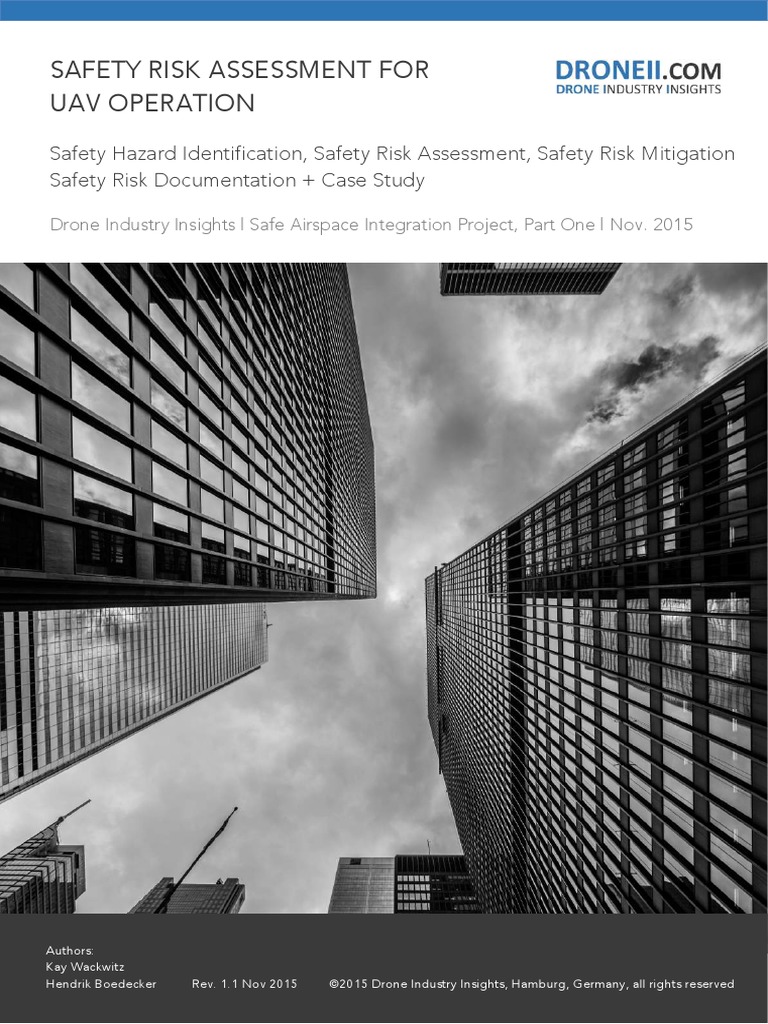Safety Risk Assessment For UAV | PDF