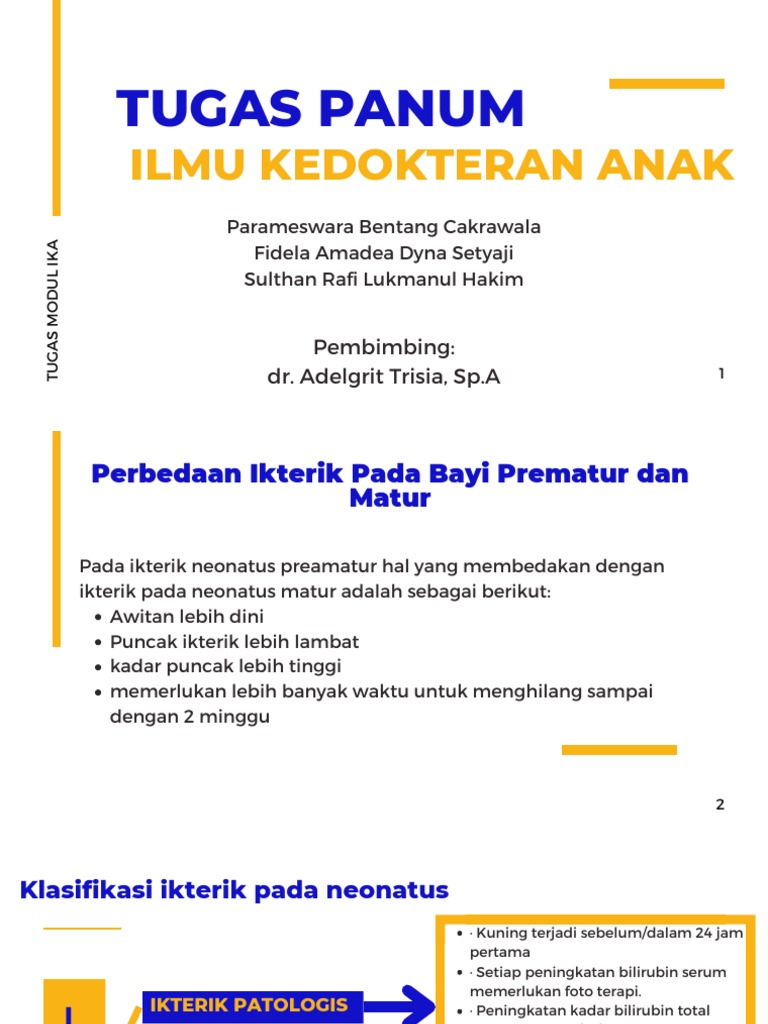 Tugas Panum: Ilmu Kedokteran Anak | PDF | Sains & Matematika