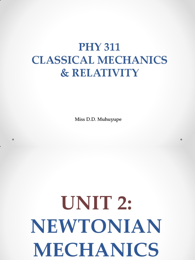 Phy 311 Unit 2 Chap 18 - 21 | PDF | Oscillation | Friction