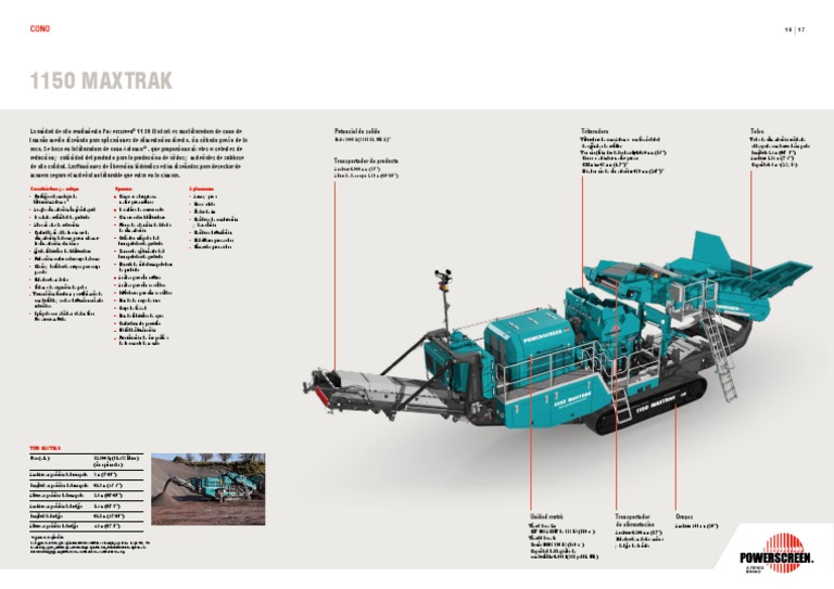 1150 Maxtrak Brochure 2017 ES | PDF | Vehículo de motor | Vehículos