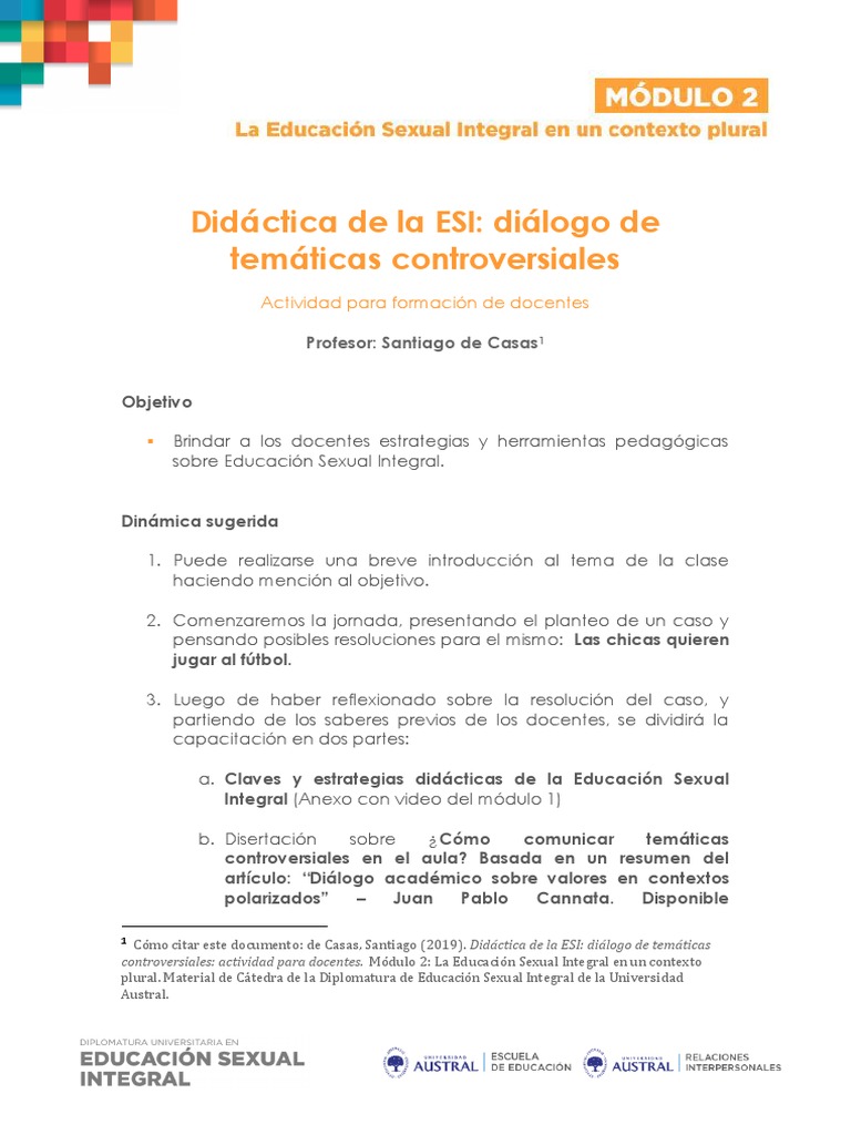 Diálogo Sobre Temas Controversiales | PDF | Enseñando | Cognición