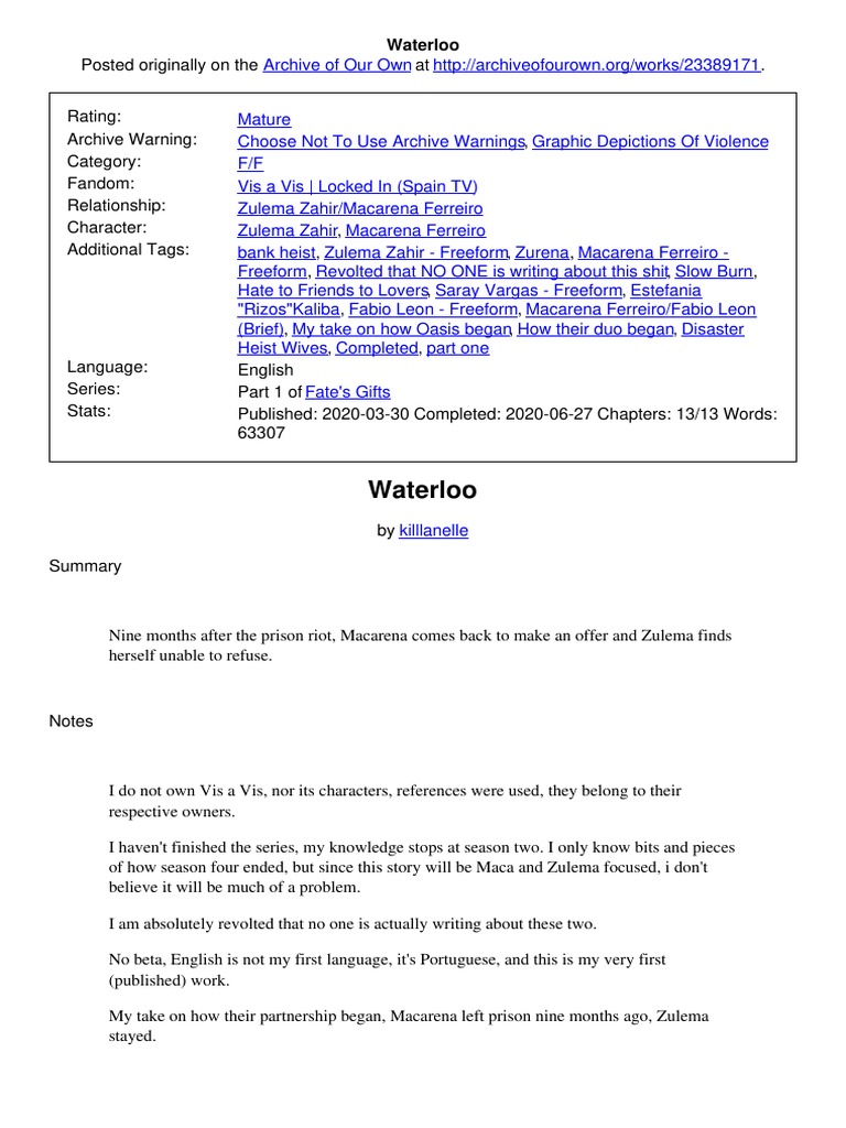 Waterloo | PDF