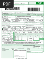 Formulario 500 Editable Base | PDF | aduana | Arancel