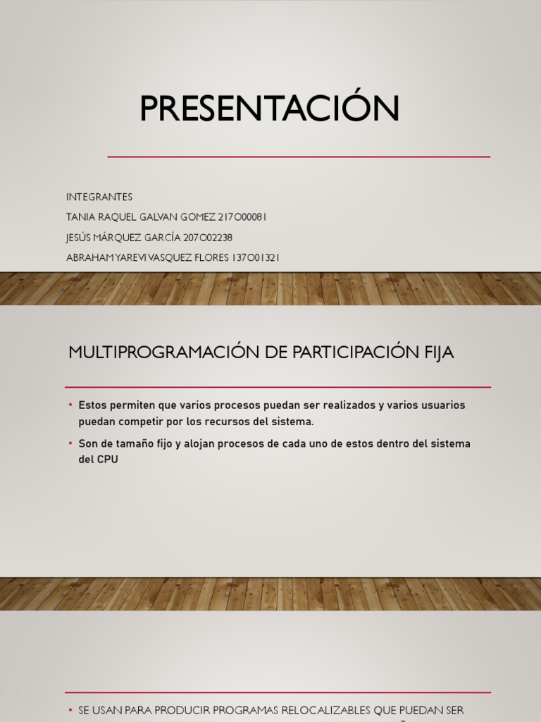resumen del libre multiprogramacion | PDF | Almacenamiento de datos de ...