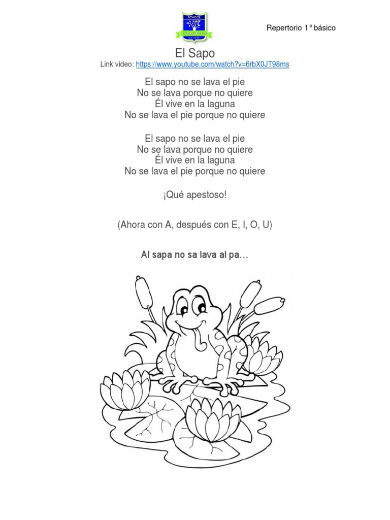 Canción El Sapo-1 | PDF