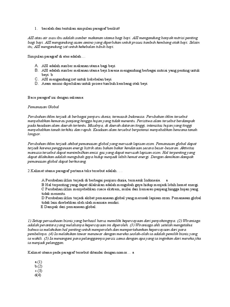 Bacaaan Artikel Fita | PDF