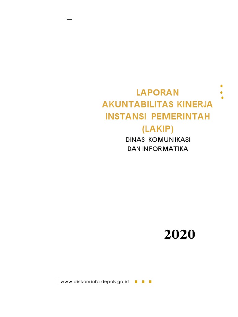 LAKIP 2020 Diskominfo | PDF