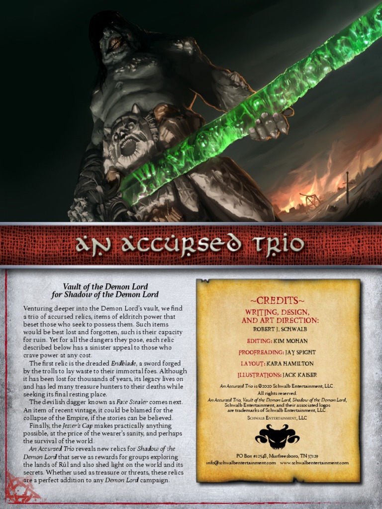 SotDL - Vault of The Demon Lord - An Accursed Trio (v1) (2020) (SDL2005 ...