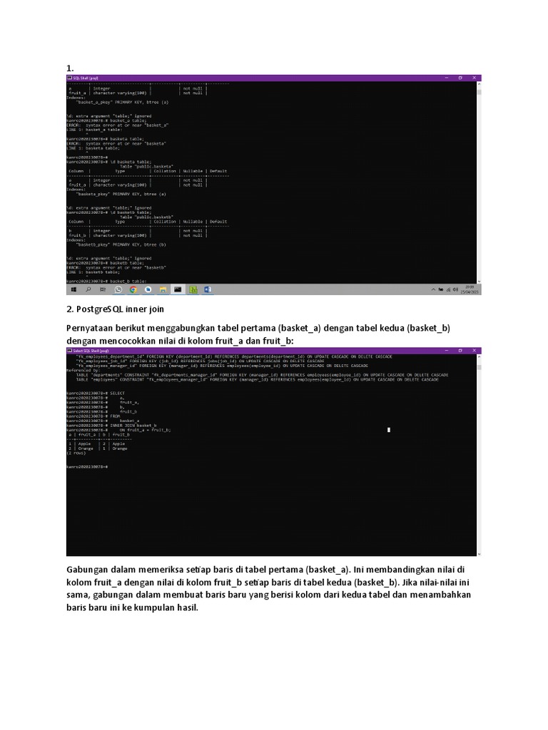 Kanro - Basis Data Lanjut Tugas 7 | PDF
