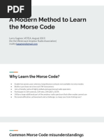 Morse Code Cheat Sheet | PDF