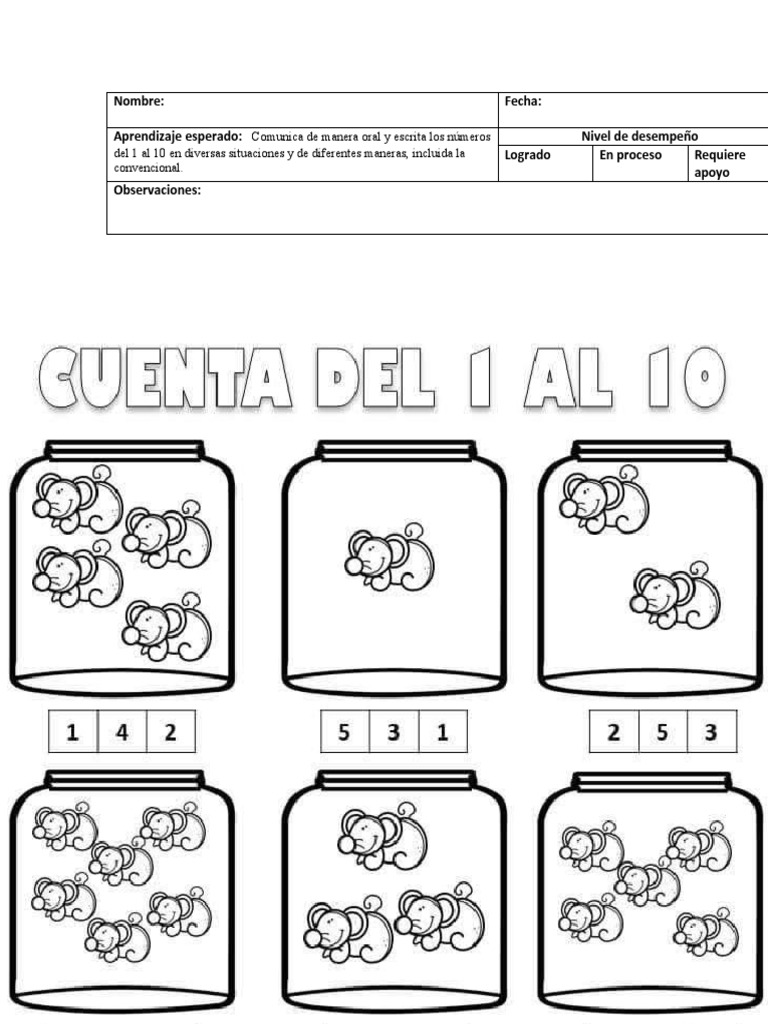 Nombre: Fecha: Aprendizaje Esperado: Nivel de Desempeño Logrado en ...