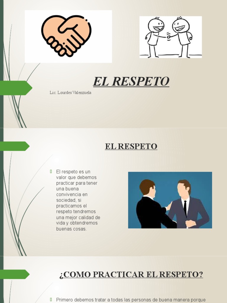 La importancia del respeto para una sana convivencia social | PDF