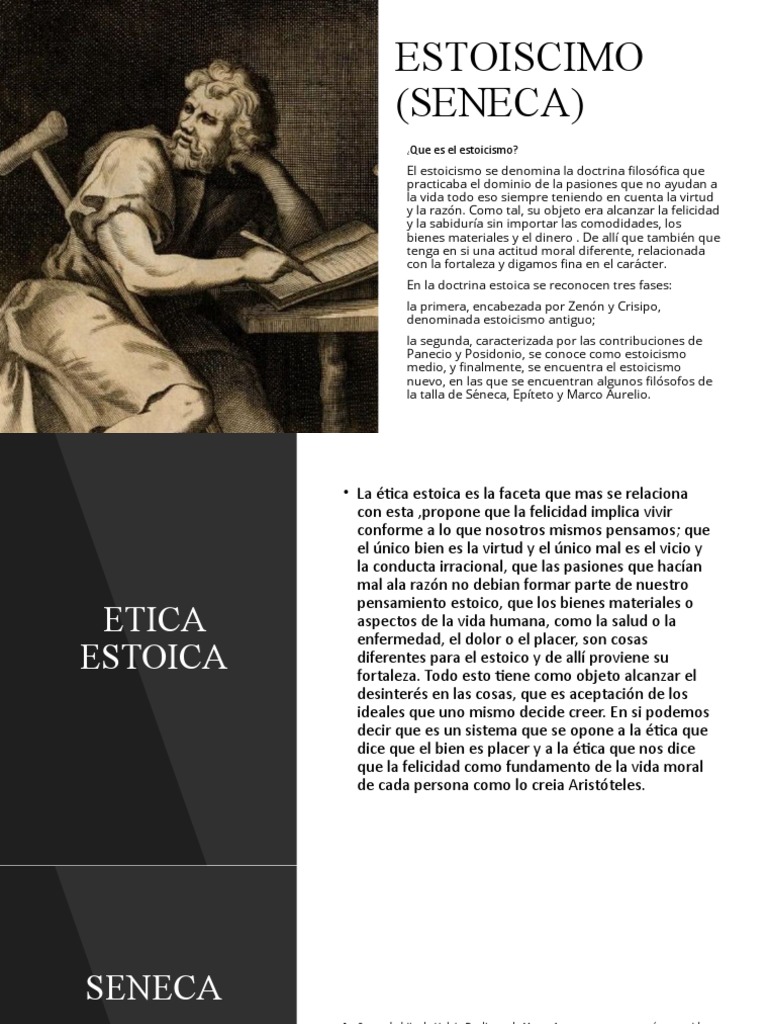 Estoiscimo (Seneca) | PDF | Estoicismo | Séneca El Joven