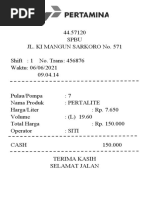 Edit Struk Pertamina Dengan Mudah | PDF