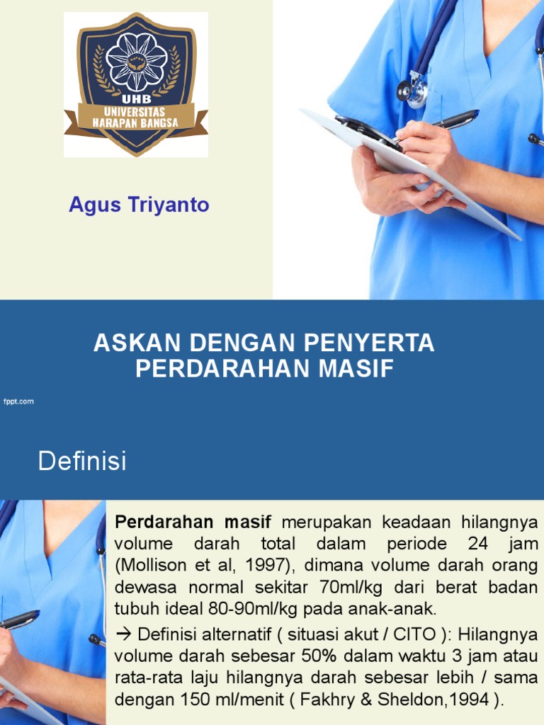 ASKAN - Dengan Perdarahan Masif | PDF