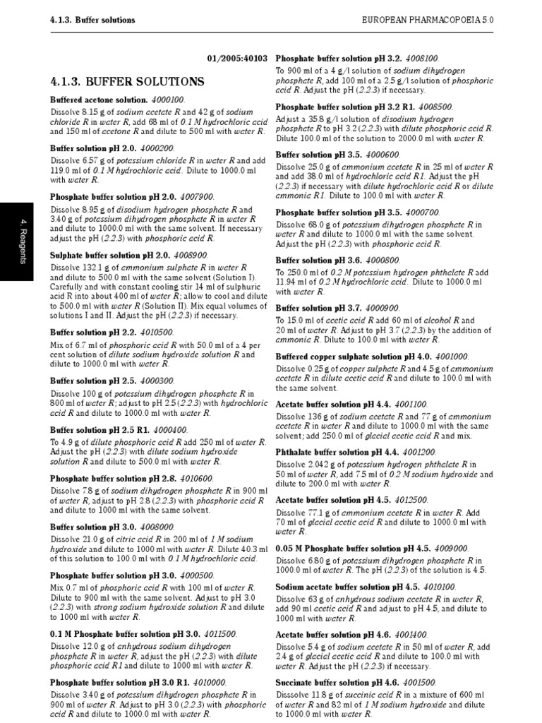 Buffer Solutions | Download Free PDF | Buffer Solution | Acid