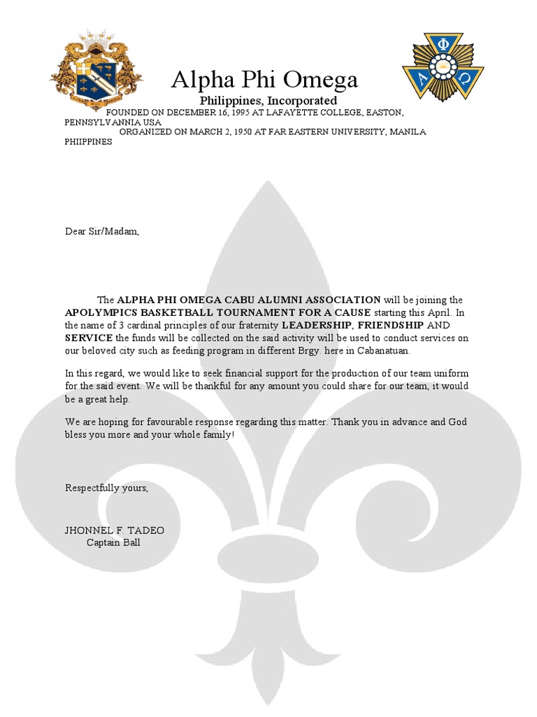 Alpha Phi Omega: Philippines, Incorporated | PDF