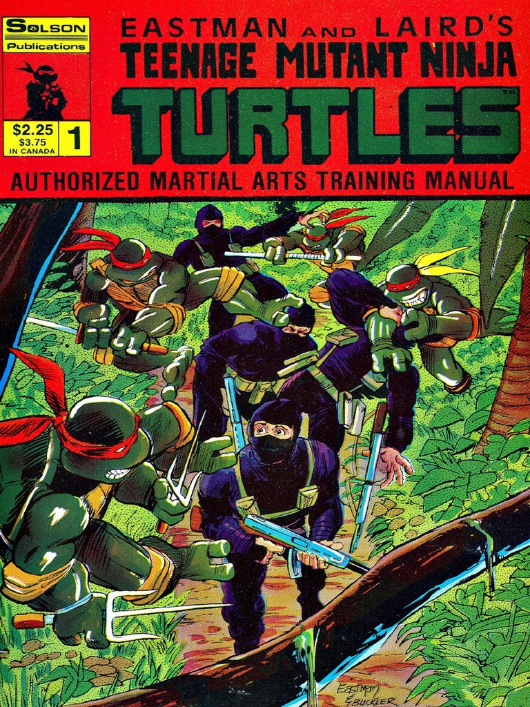Teenage Mutant Ninja Turtles Authorized Training Manual #1 | PDF