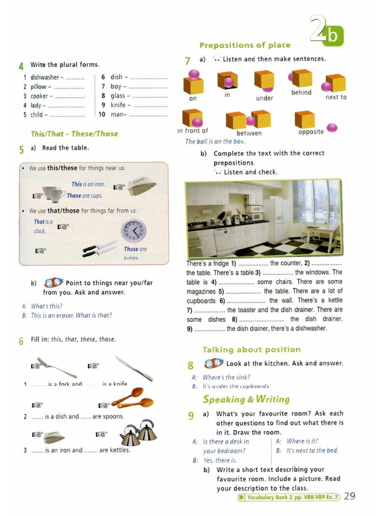Prepositions of Place | PDF
