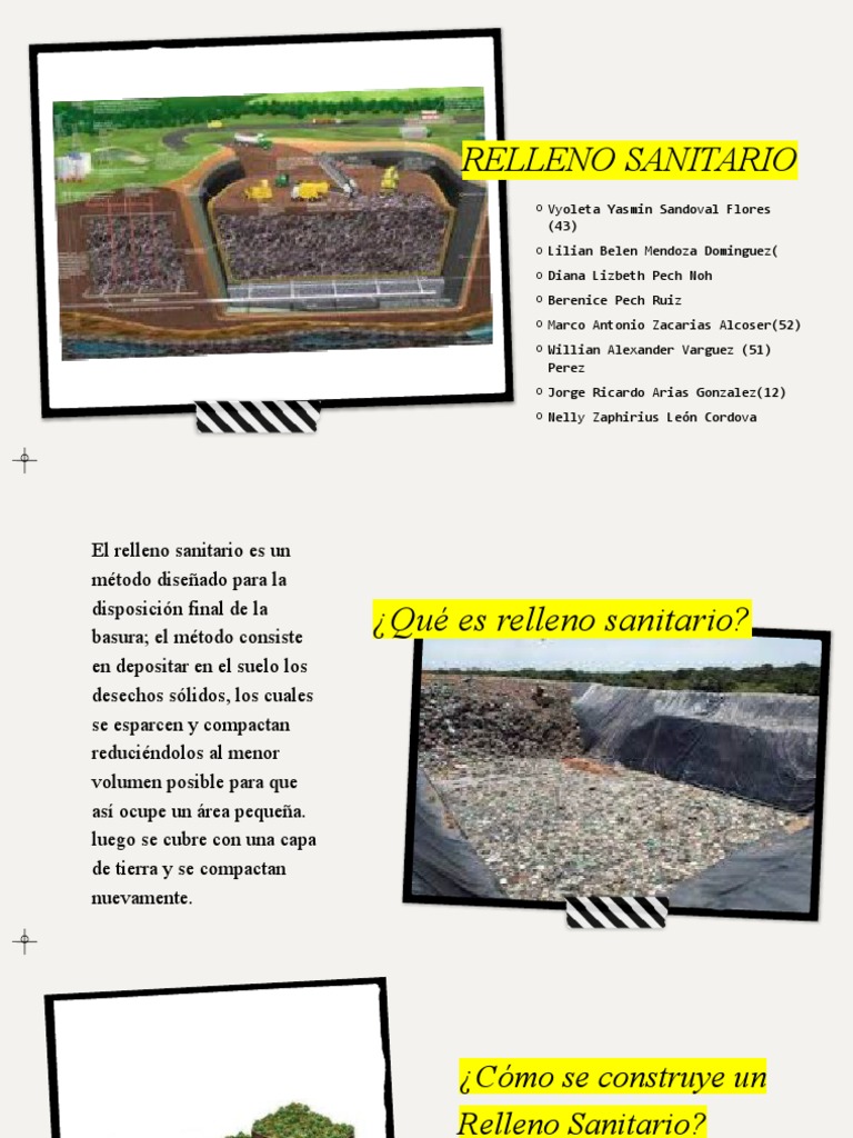 Relleno Sanitario | PDF | Vertedero | Residuos
