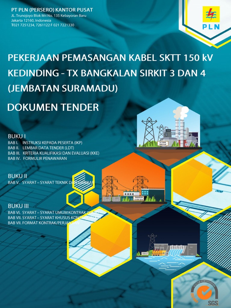 Cover Dokumen Tender Suramadu BUKU 1,2,3 | PDF