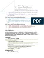 Reading Worksheet Habit 1 Be Proactive | PDF | Psychology ...