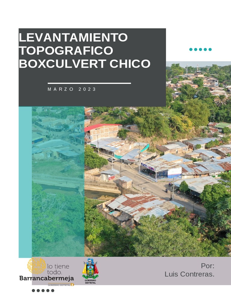 Levantamiento Topográfico Boxculvert | PDF | Topografía | Ciencias fisicas