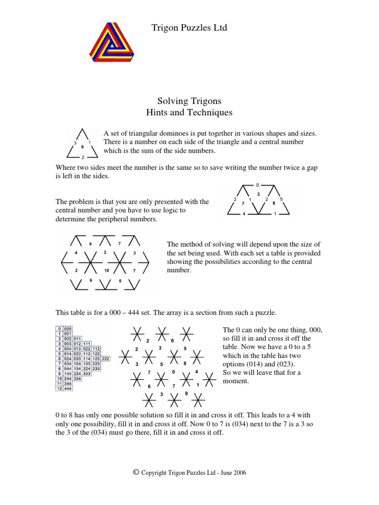 Solving Trigons | PDF | Triangle | Teaching Mathematics