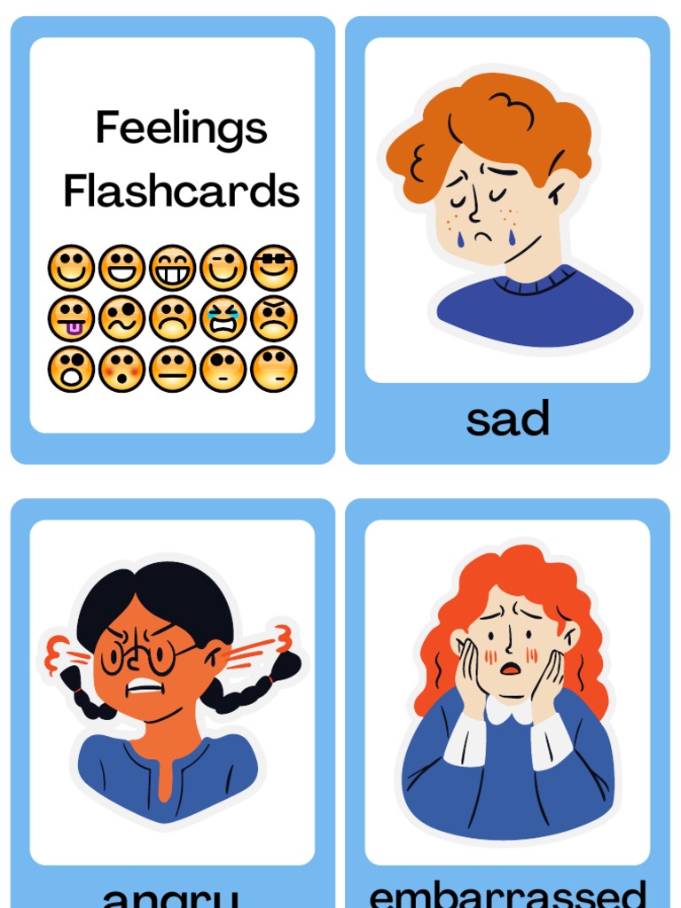 Feelings Flashcards | PDF
