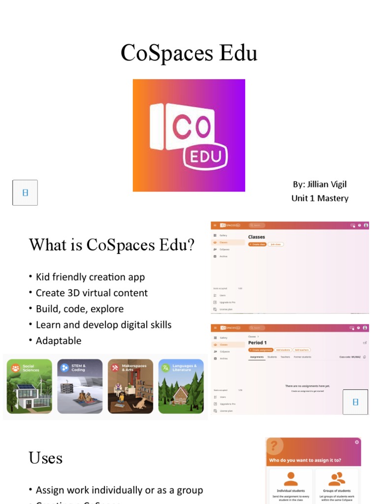 CoSpaces Edu: Create & Explore VR Content | PDF | Career & Growth