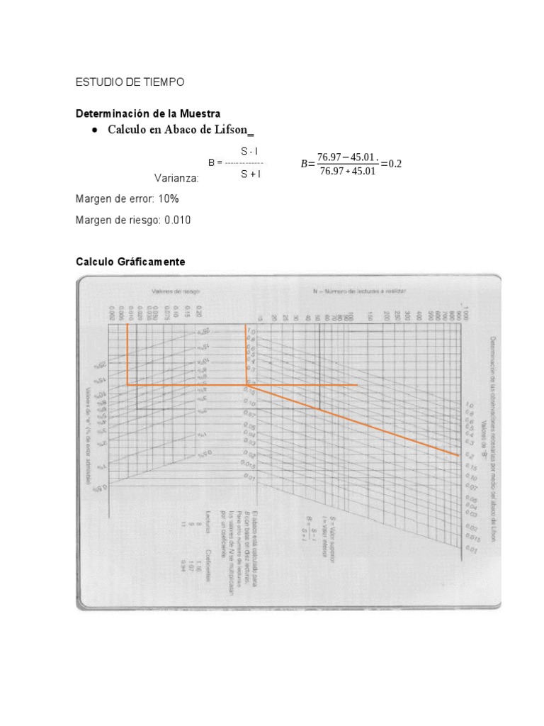 Estudio De Tiempos Pdf