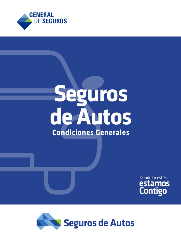 Condiciones Generales de Seguro de Auto | PDF | Seguro | Intención (Derecho Penal)