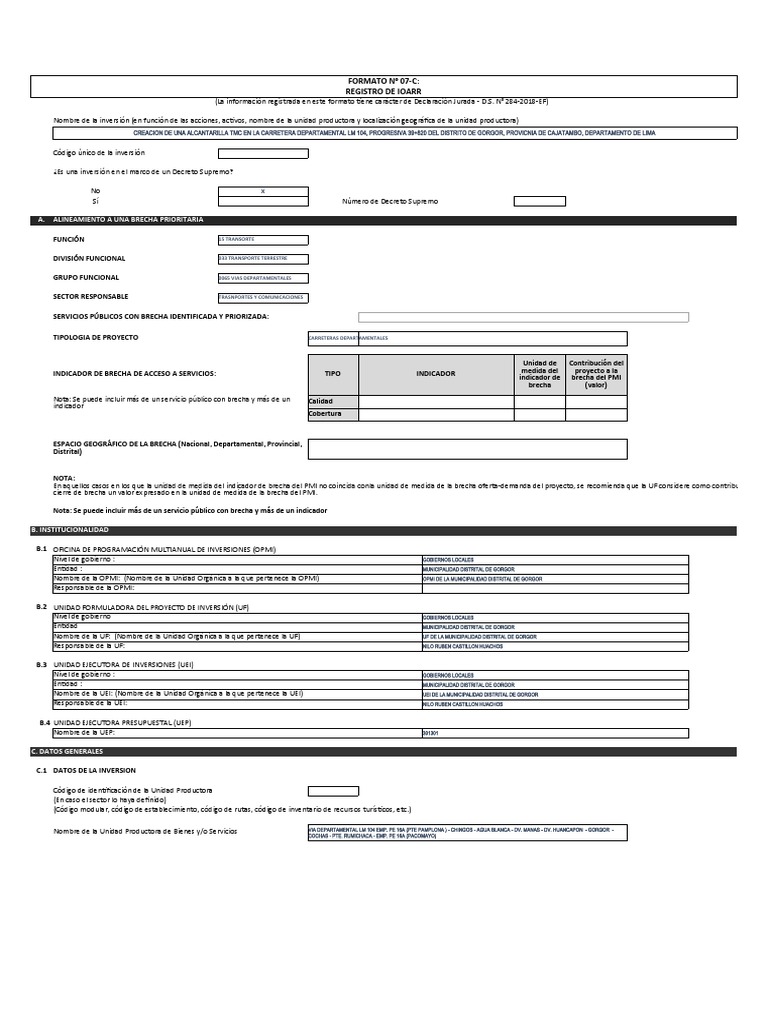 Formato 7 C | PDF | Economias
