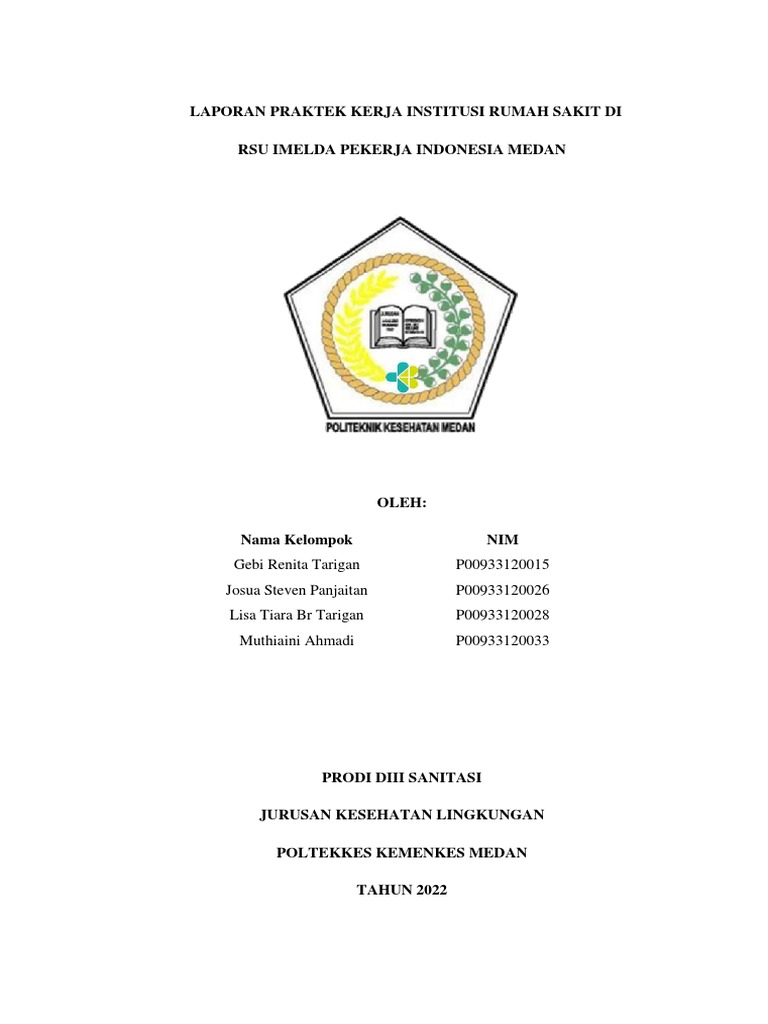 Laporan Praktek Kerja Institusi Rumah Sakit Di Rsu Imelda Pekerja ...