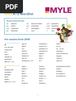 The Vocabulary of Oxford 3000 by CEFR Level | PDF | Language Arts ...