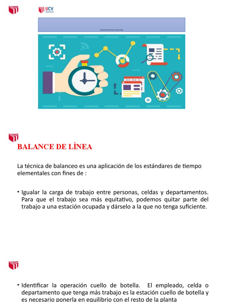 Sesión 13, Balance de Líneas | PDF