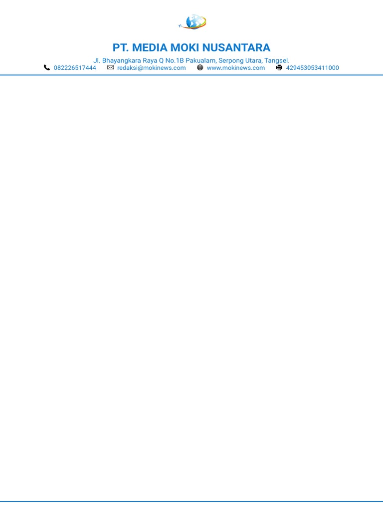 Kop Surat PT Media Moki Nusantara | PDF