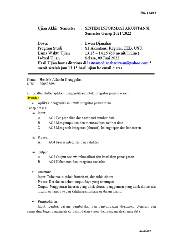 UASonline 20212022 SIA | PDF