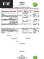 ACTION PLAN IN WinS PROGRAM | PDF | Hand Washing | Hygiene