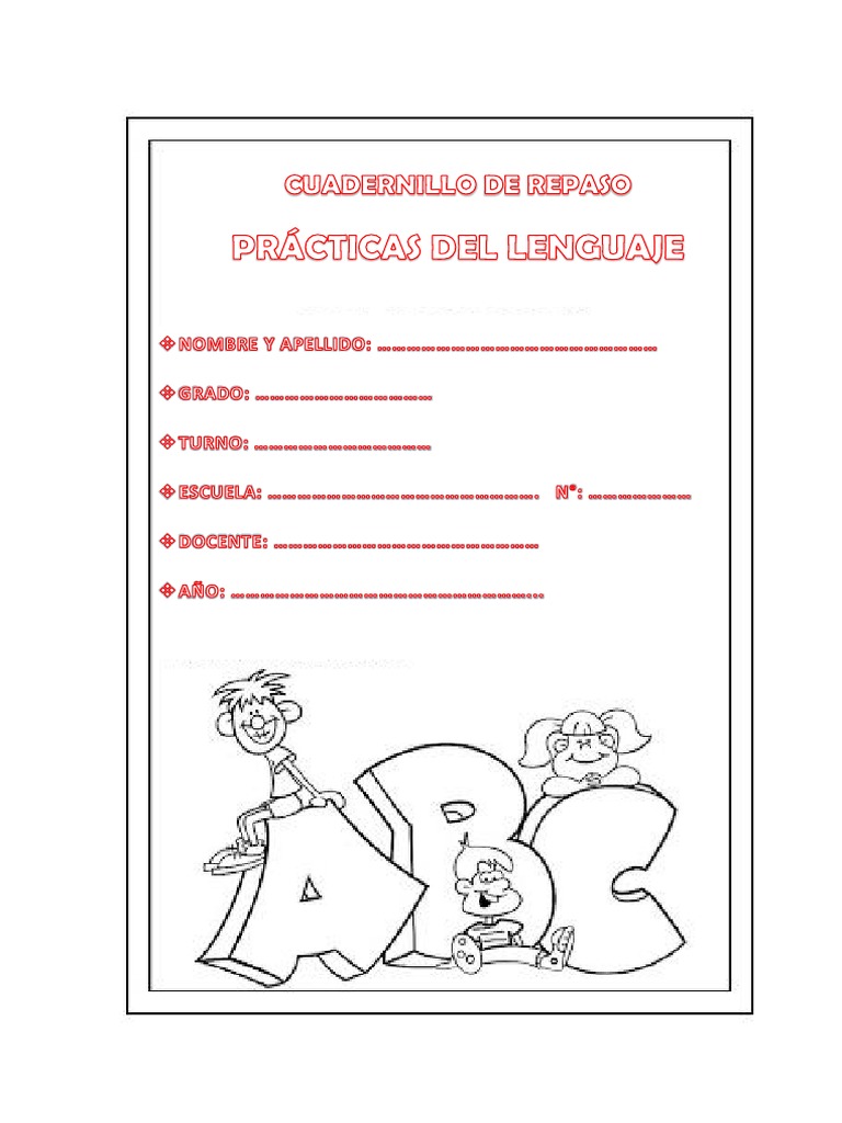 Hojas De Trabajo De Repaso Diario Del Lenguaje Fichas De Actividad: