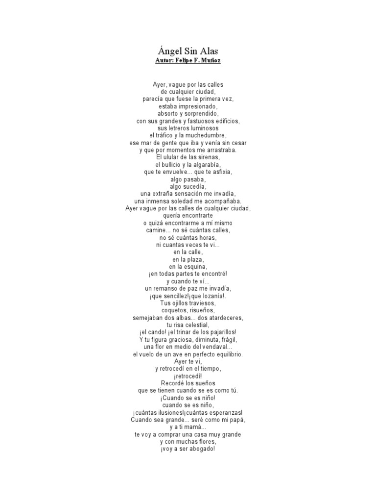 Ángel Sin Alas | PDF