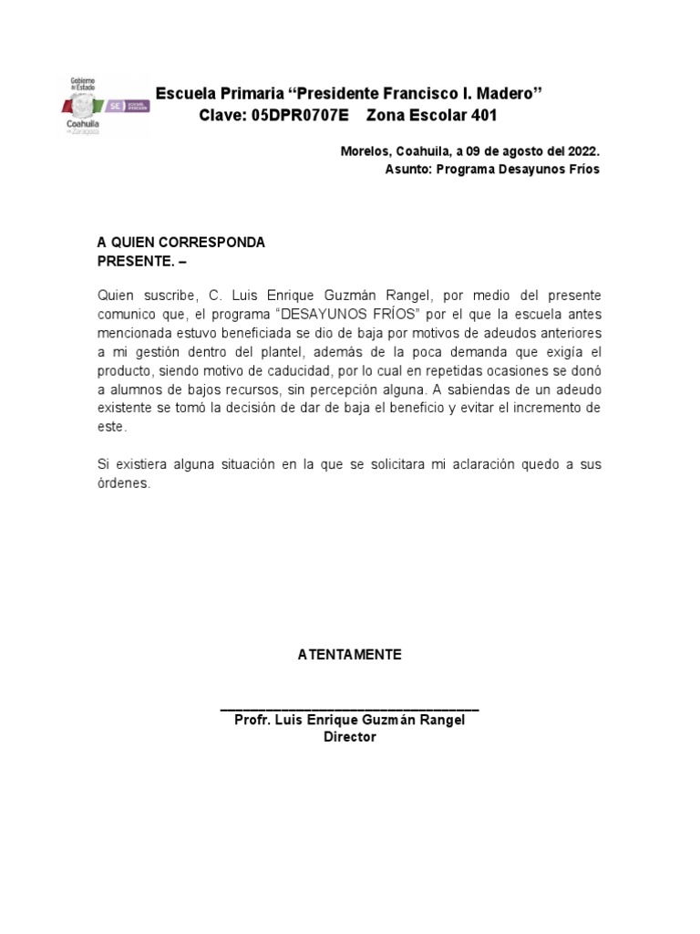 Nota de Extrañamiento | PDF Nota de Extrañamiento | PDF