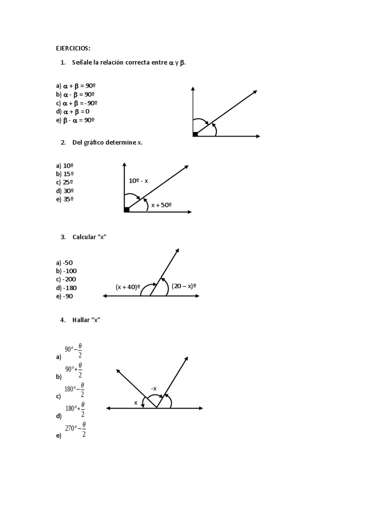 Ejercicios Trigonometria | PDF