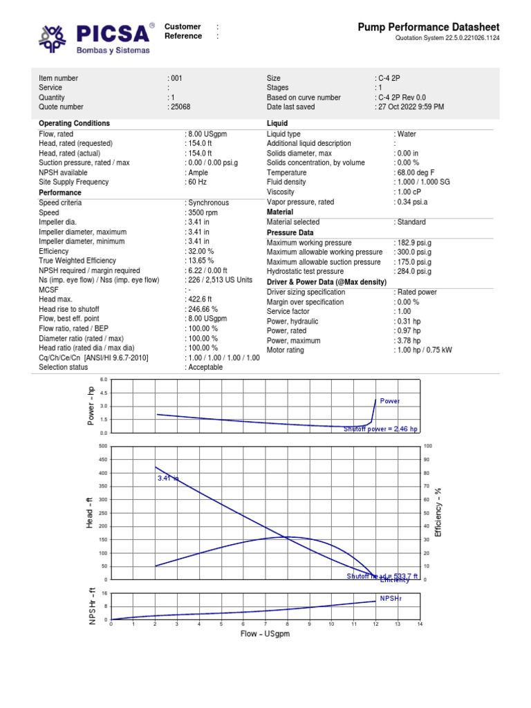 Curvas | PDF | Pressure | Liquids