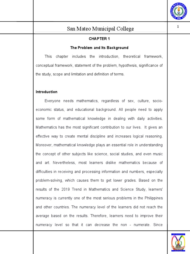 The Numeracy of Selected Grade Six Learners in Gulod Malaya Elementary ...