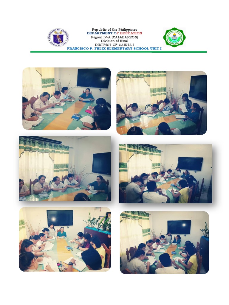 Francisco P. Felix Elementary School Unit I: Department O | PDF