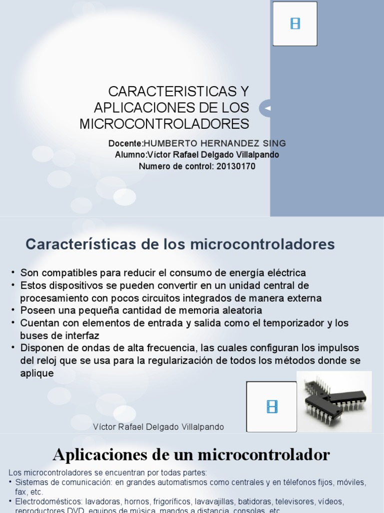 Caracteristicas y Aplicaciones de Los Microcontroladores | PDF