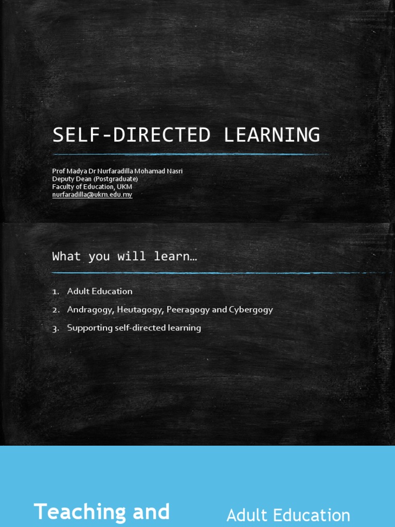 Supporting Self-directed learning and social learning | PDF | Learning ...